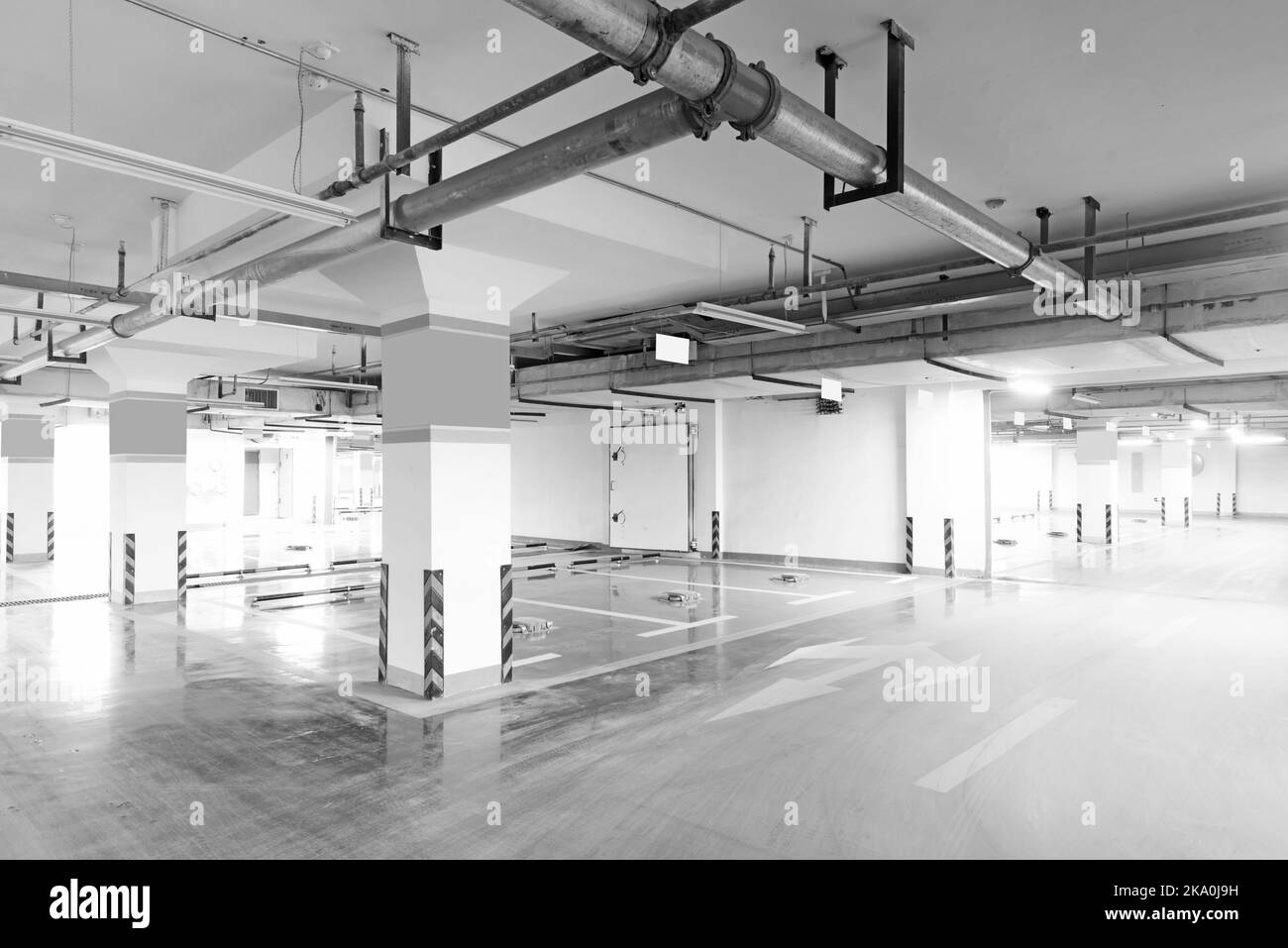 Underground concrete pipe Black and White Stock Photos & Images - Alamy