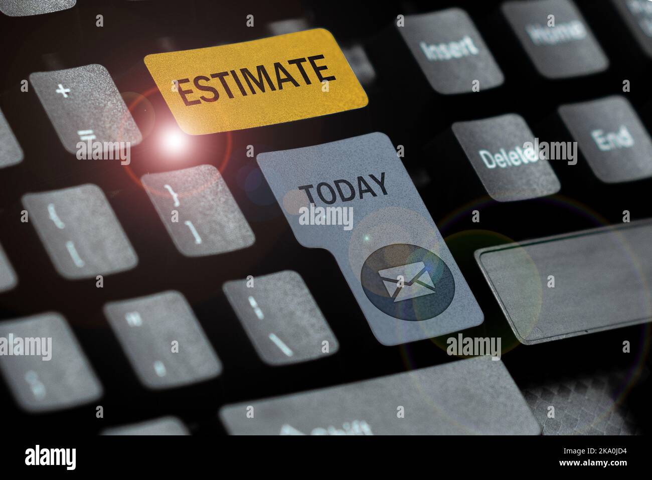 Text showing inspiration Estimate. Internet Concept calculate or assess ... Text showing inspiration Estimate. Internet Concept calculate or assess ...
