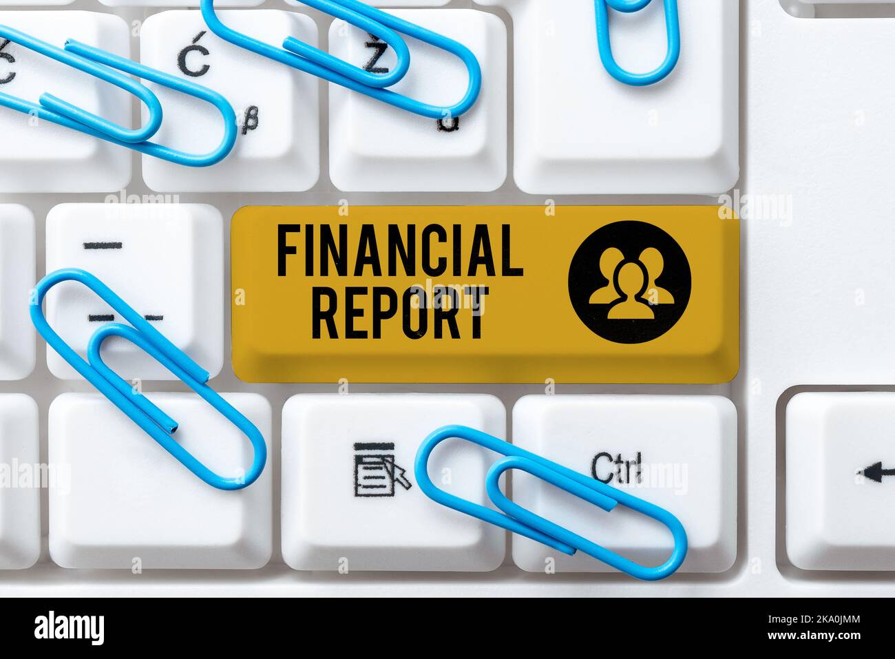 Text sign showing Financial Report. Business approach level of income ...