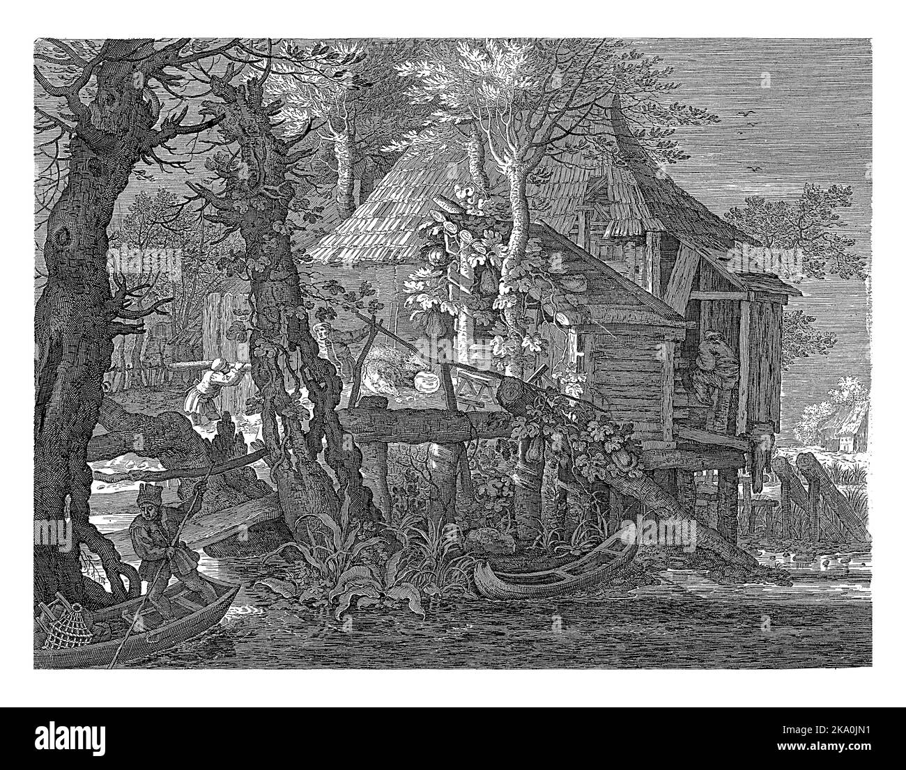 Fisherman forest Cut Out Stock Images & Pictures - Alamy