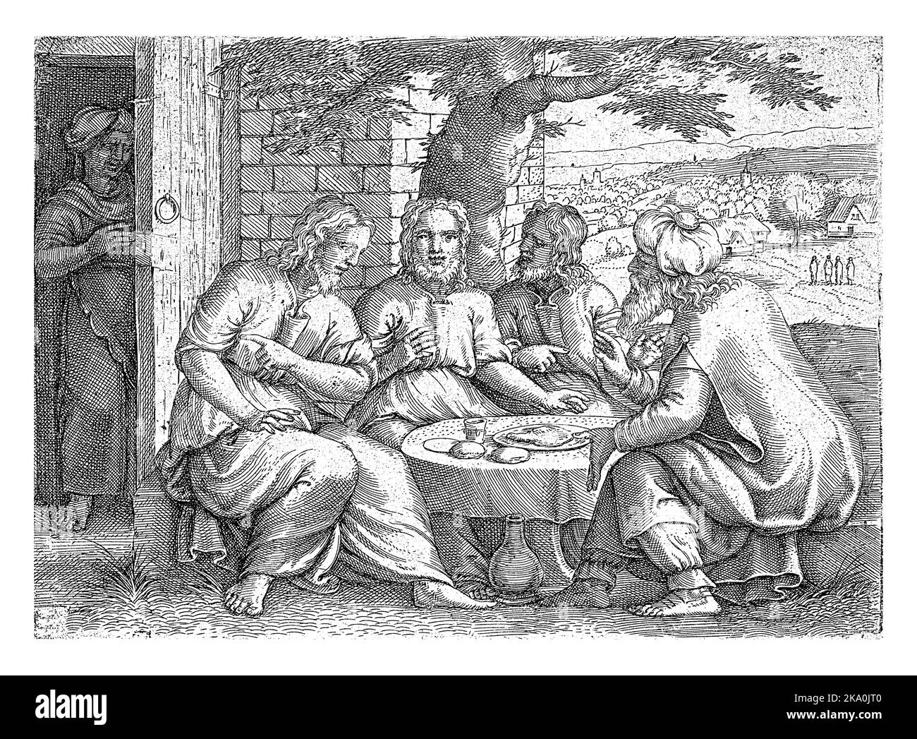 Three angels with abraham Cut Out Stock Images & Pictures - Alamy