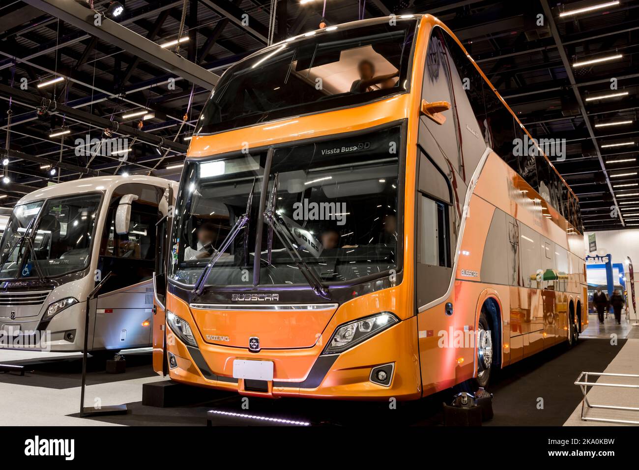 Vehicle Vissta Buss DD Busscar Volvo B420R 2022 on display at the LAT ...