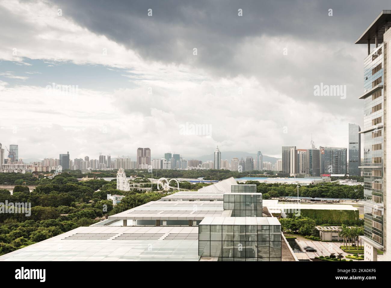 Aerial view of chinese city,shenzhen Stock Photo - Alamy