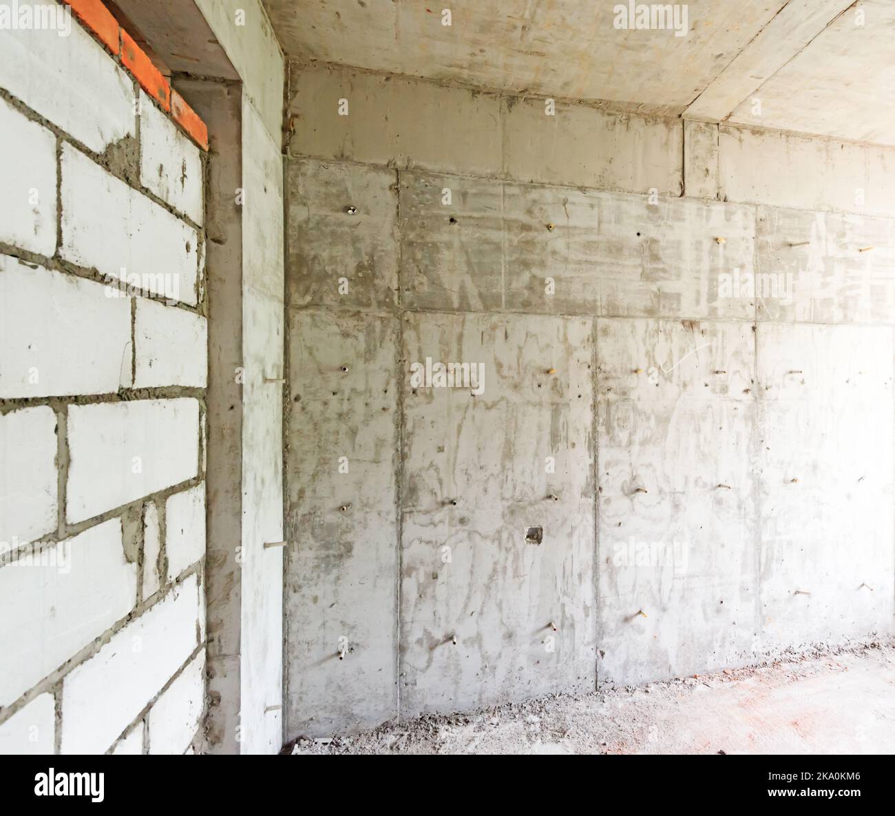 Large concrete compound or space Stock Photo - Alamy