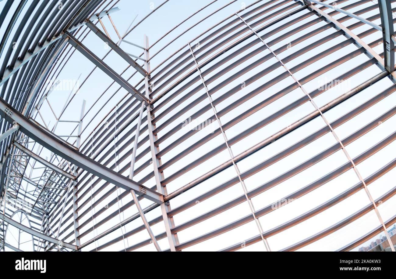 Structural steel framework Stock Photo - Alamy