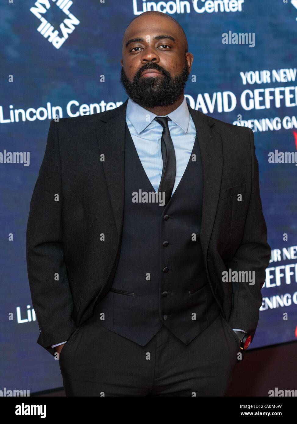 Ebrin Stanley attends New York Philharmonic gala celebrating opening of ...