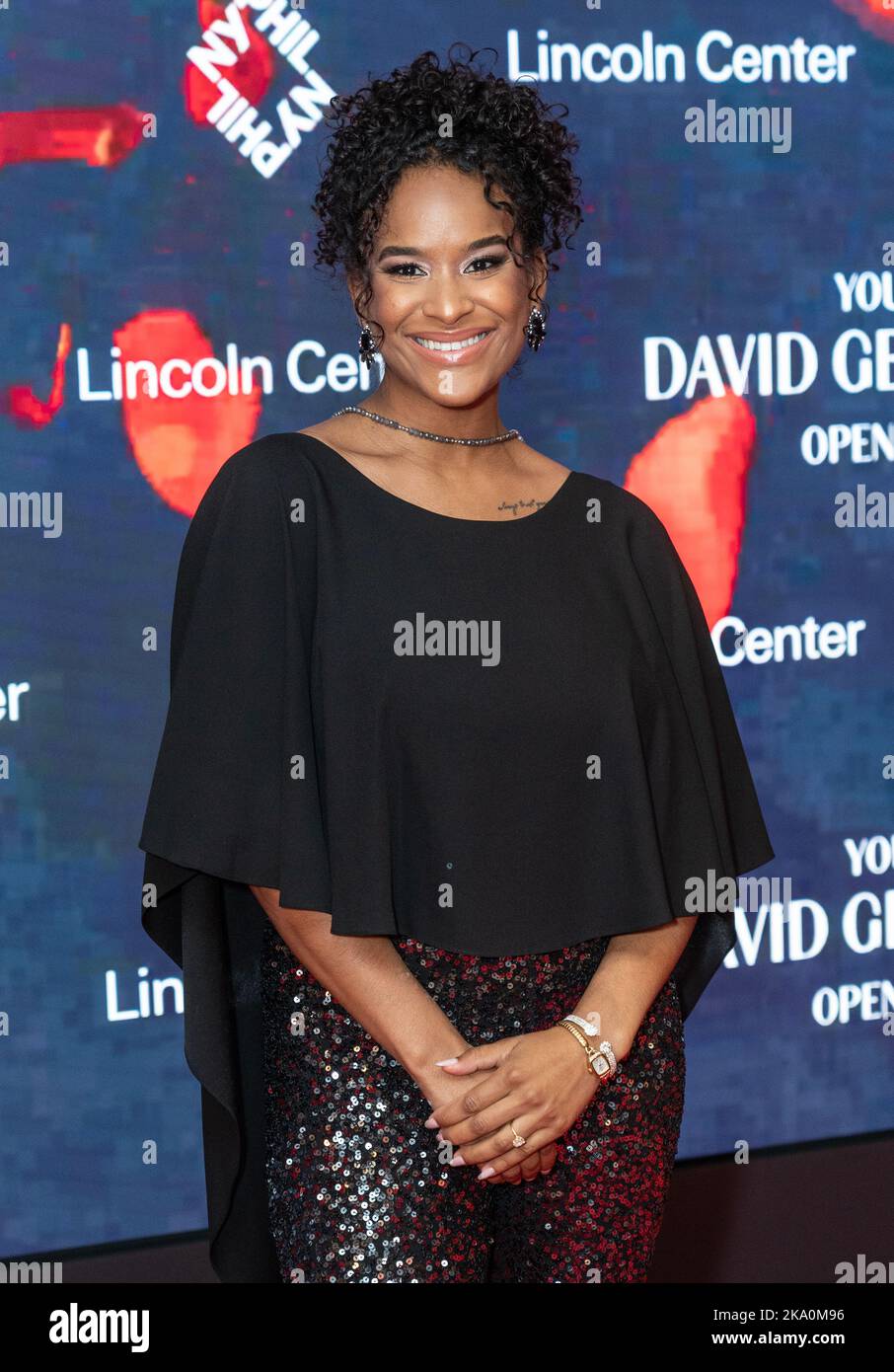 Darilyn Castillo attends New York Philharmonic gala celebrating opening ...