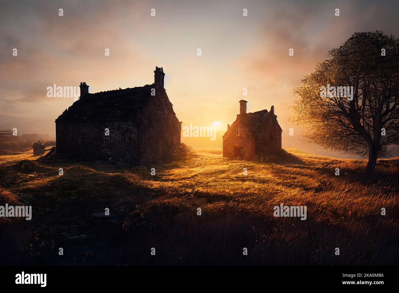 Medieval scotland farm hi-res stock photography and images - Alamy