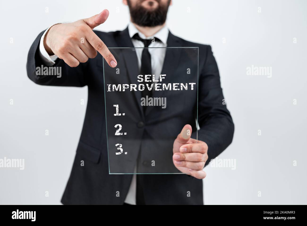 Sign displaying Self Improvement. Business approach a company that ...