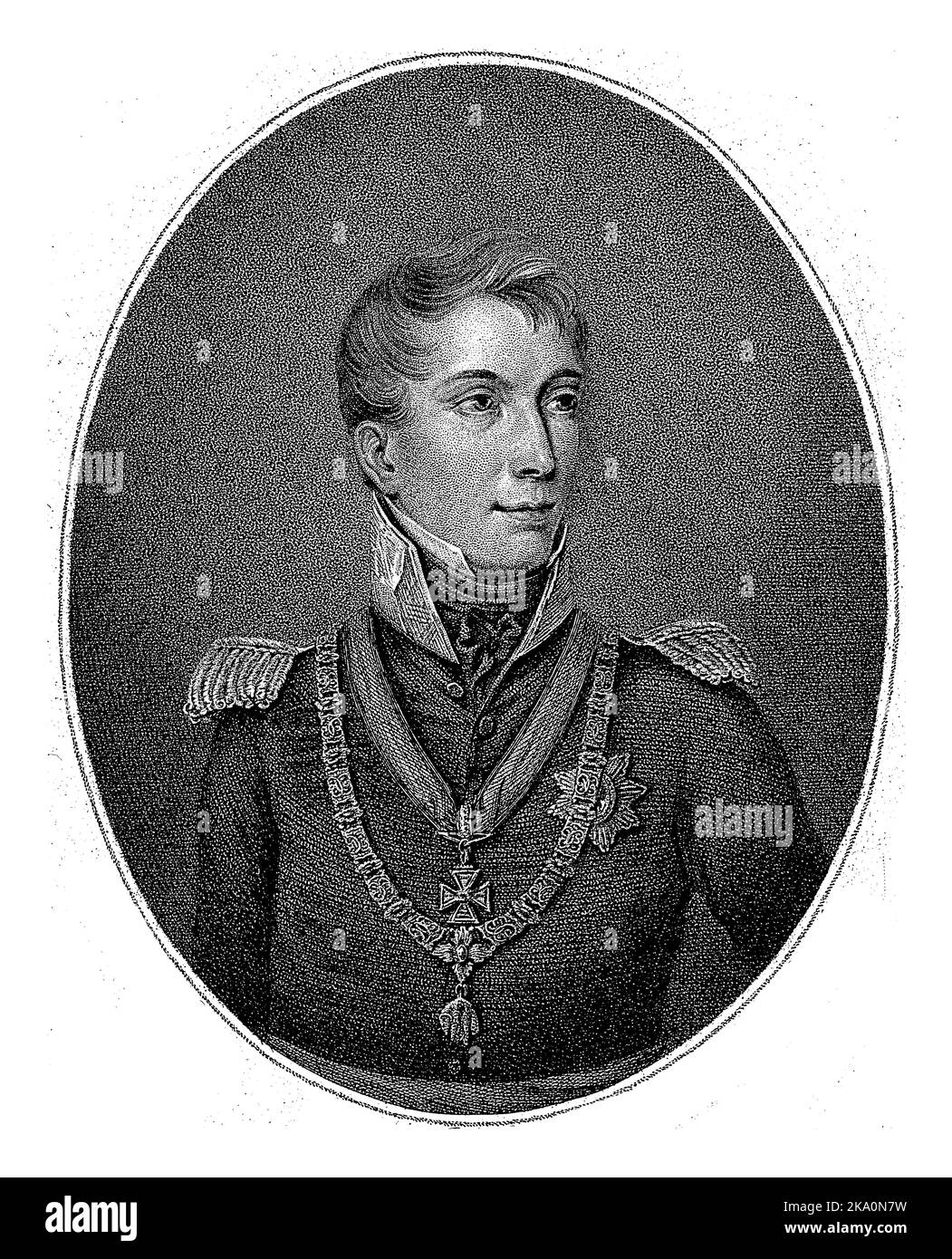 Portrait of Willem II (King of the Netherlands), Willem van Senus ...