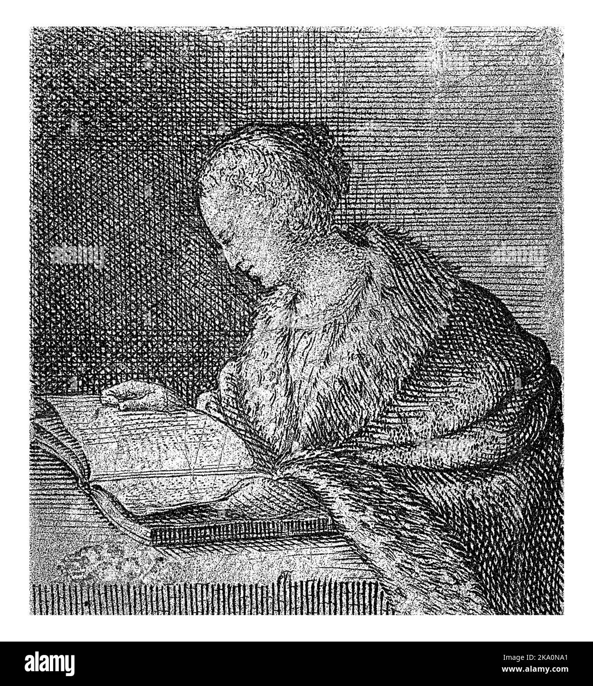 Drawing woman reading art Black and White Stock Photos & Images - Alamy