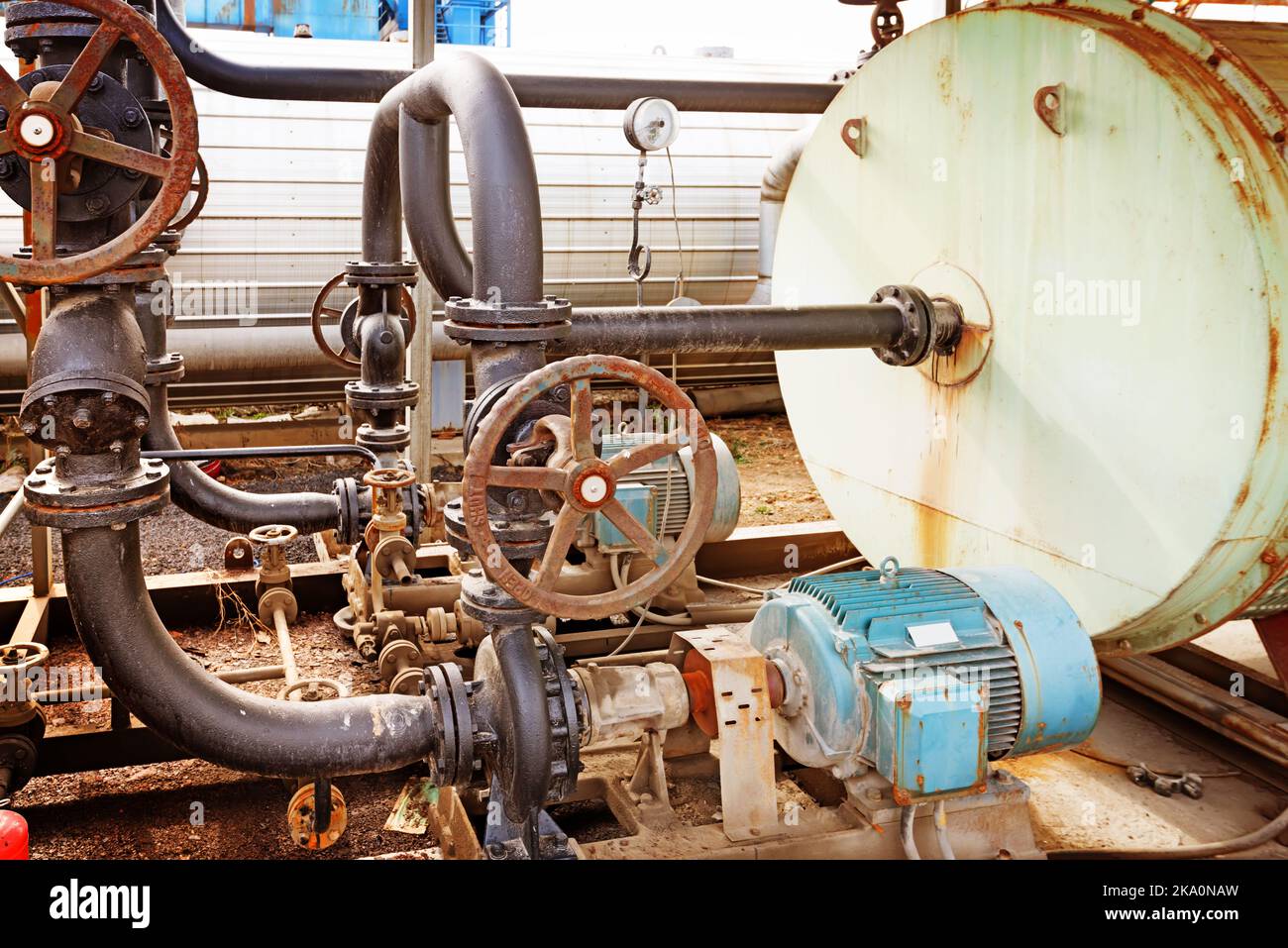 industrial motor pump Stock Photo - Alamy