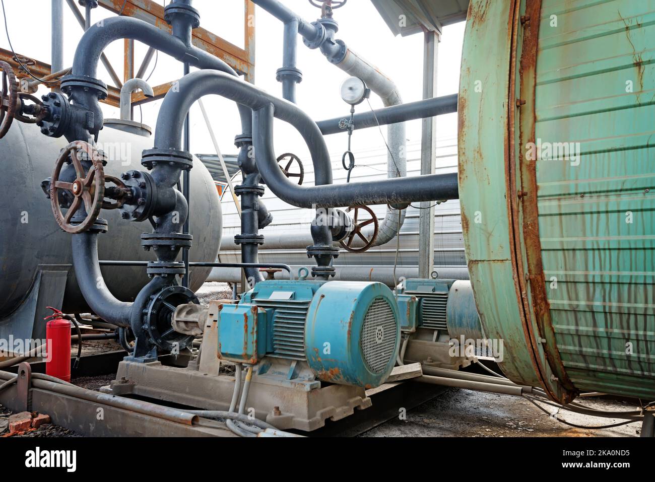 industrial motor pump Stock Photo - Alamy
