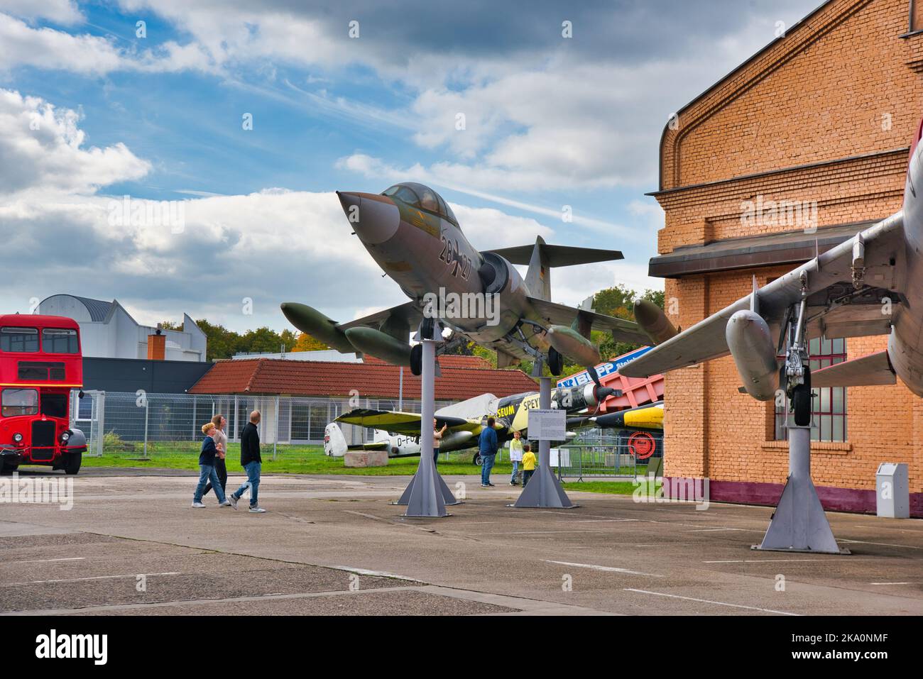 SPEYER, GERMANY - OCTOBER 2022: Lockheed F-104 Starfighter american ...