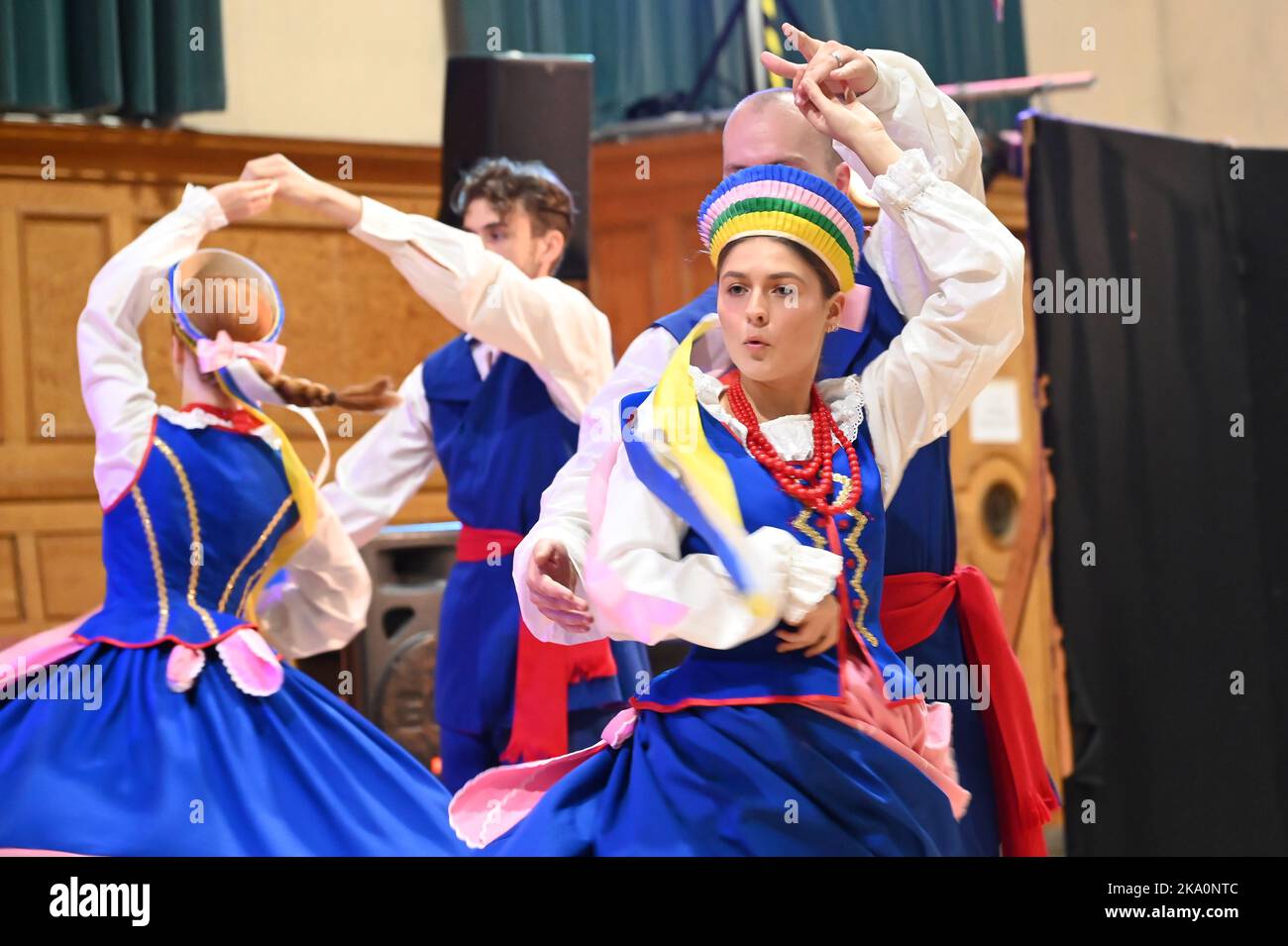 London, UK. 30th Oct, 2022. Polish dance , Karolinka Polish Dance Group ...