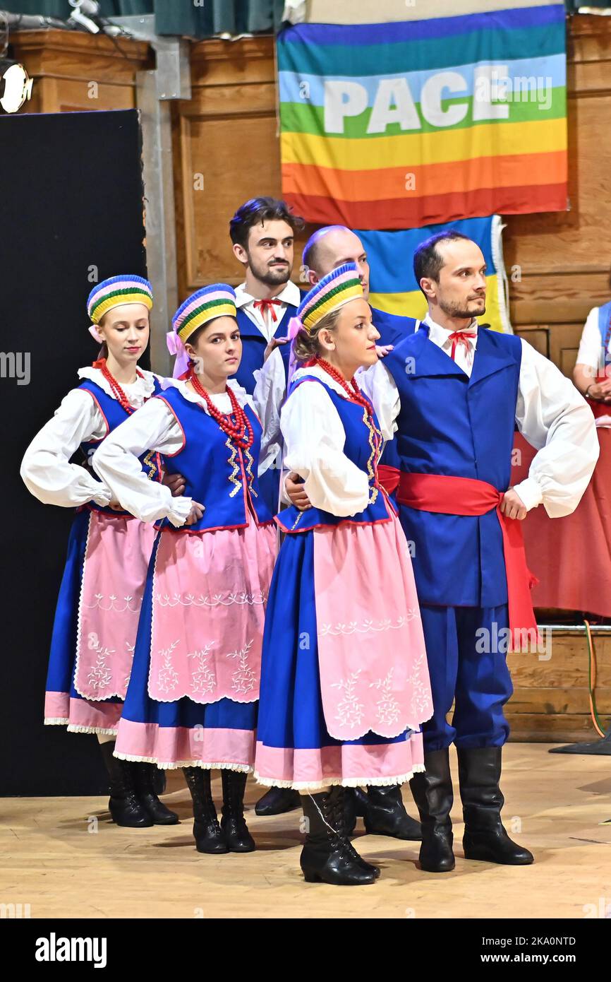 London, UK. 30th Oct, 2022. Polish dance - Karolinka Polish Dance Group ...