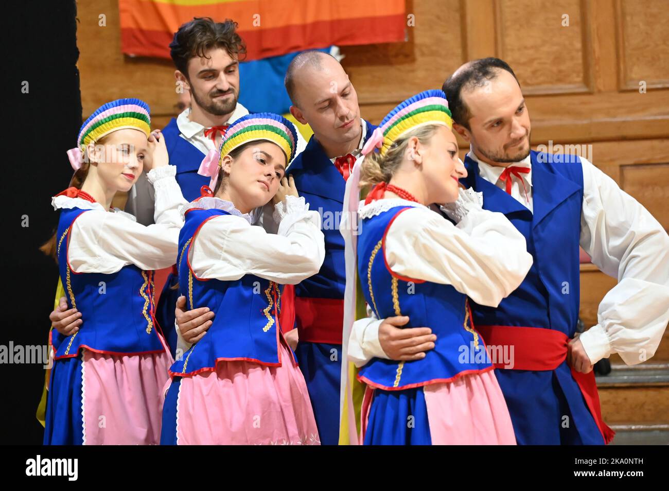London, UK. 30th Oct, 2022. Polish dance , Karolinka Polish Dance Group ...