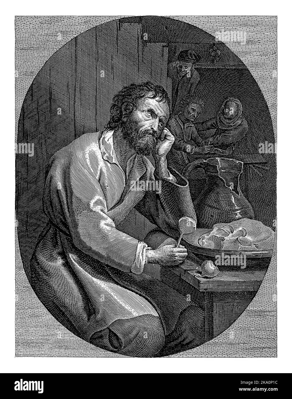 Old blind man antique hi-res stock photography and images - Alamy