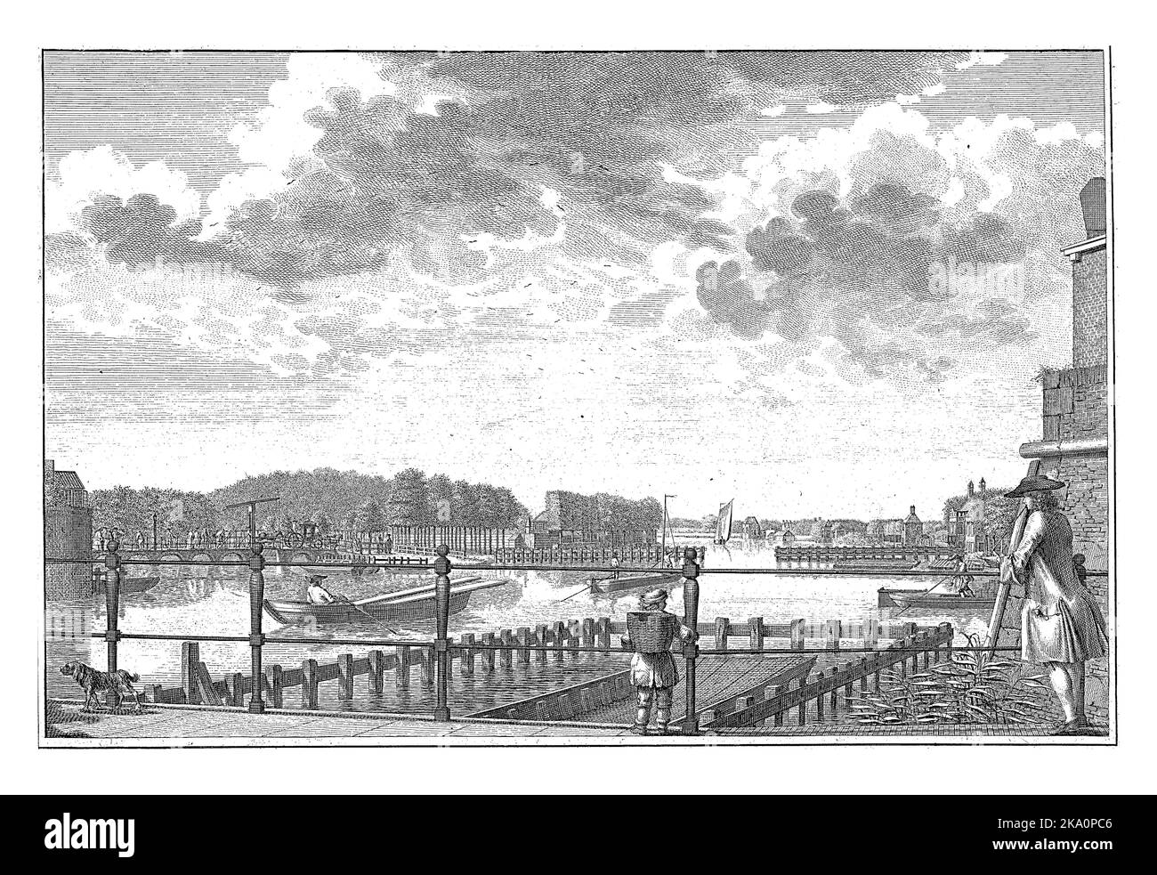 Lange houten bridge Black and White Stock Photos & Images - Alamy
