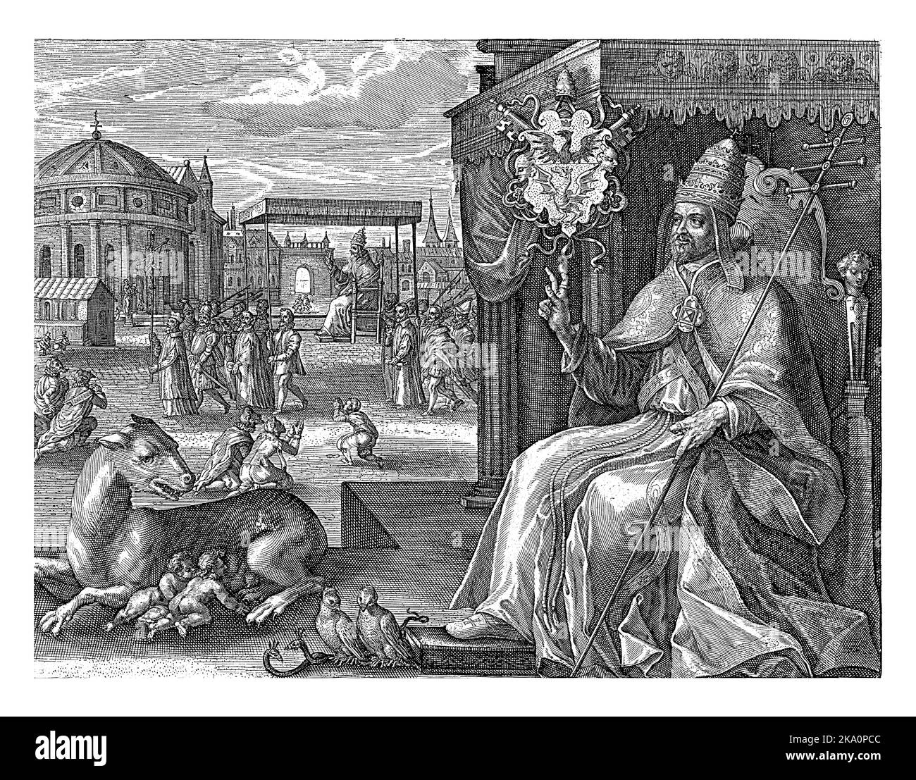 Pope Paul V, Crispijn van de Passe (II), after Crispijn van de Passe (I ...