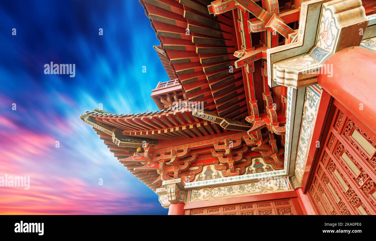Beautiful asian temple Stock Photo - Alamy