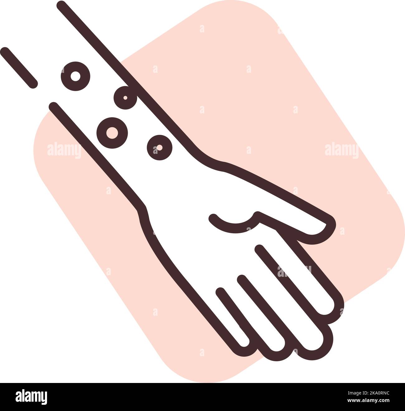 Skin allergy, illustration or icon, vector on white background Stock Vector Image & Art - Alamy