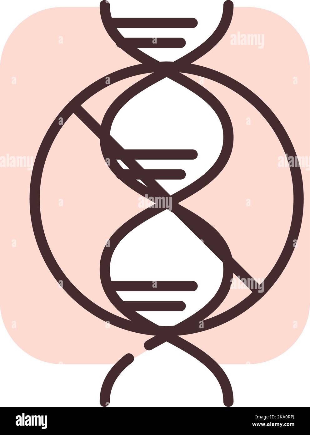 GMO allergy, illustration or icon, vector on white background Stock ...