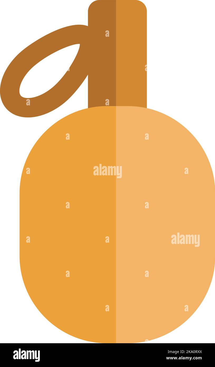 Army bomb, illustration or icon, vector on white background Stock ...