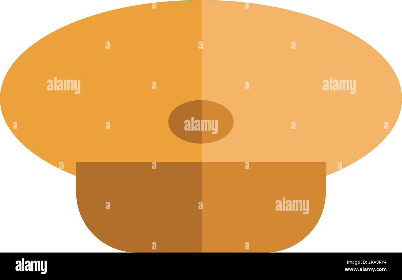 Army hat, illustration or icon, vector on white background Stock Vector ...