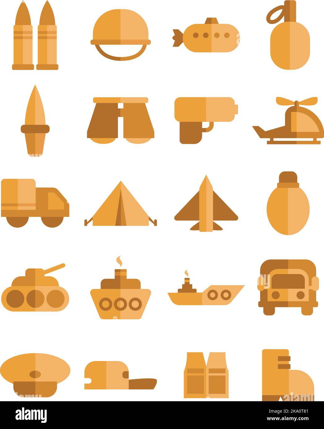 Set army logo vector hi-res stock photography and images - Alamy