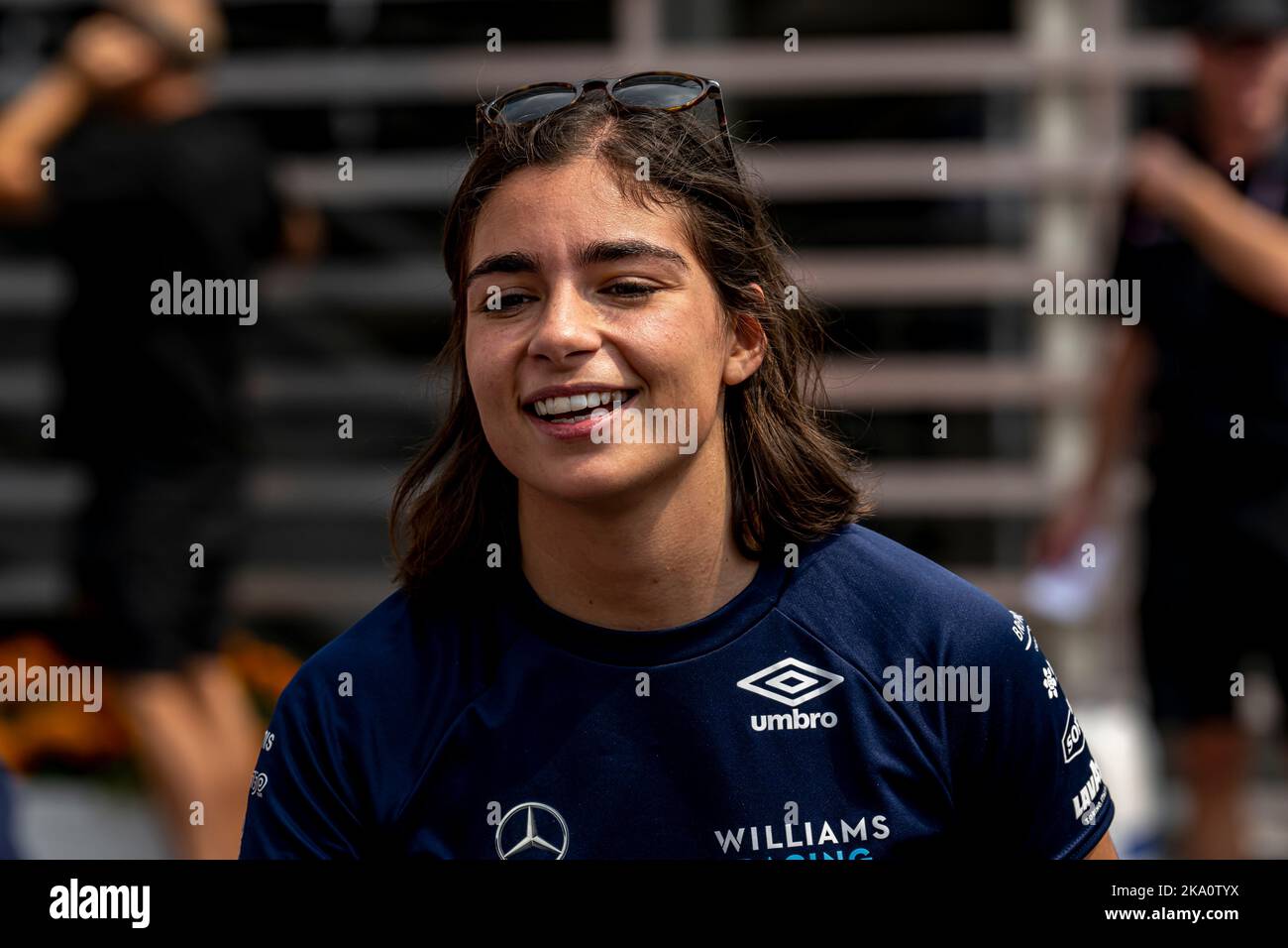 Mexico City, Mexico, 31st Oct 2022, Jamie Chadwick attending race day ...
