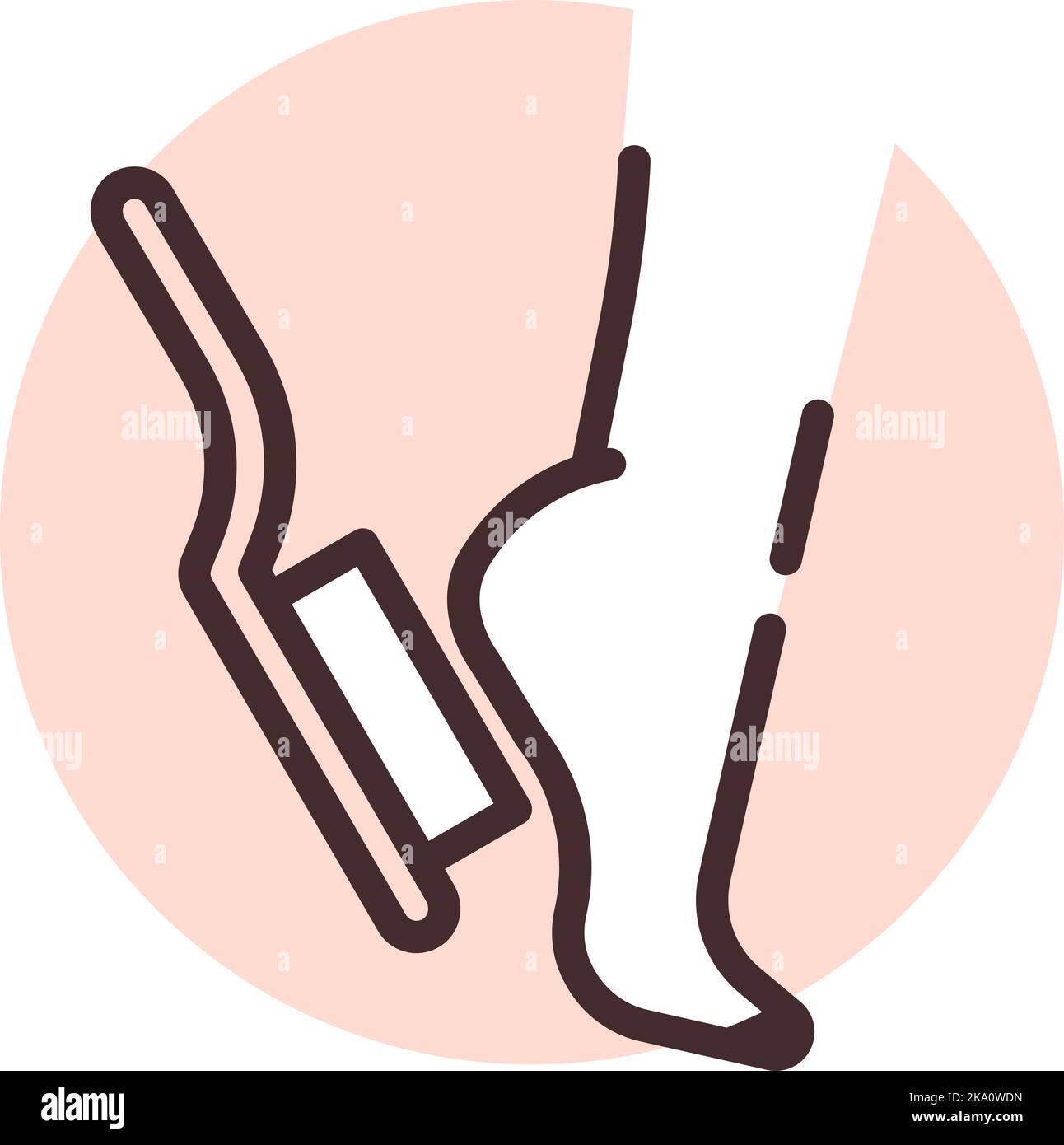 Beautiful pedicure Stock Vector Images - Alamy