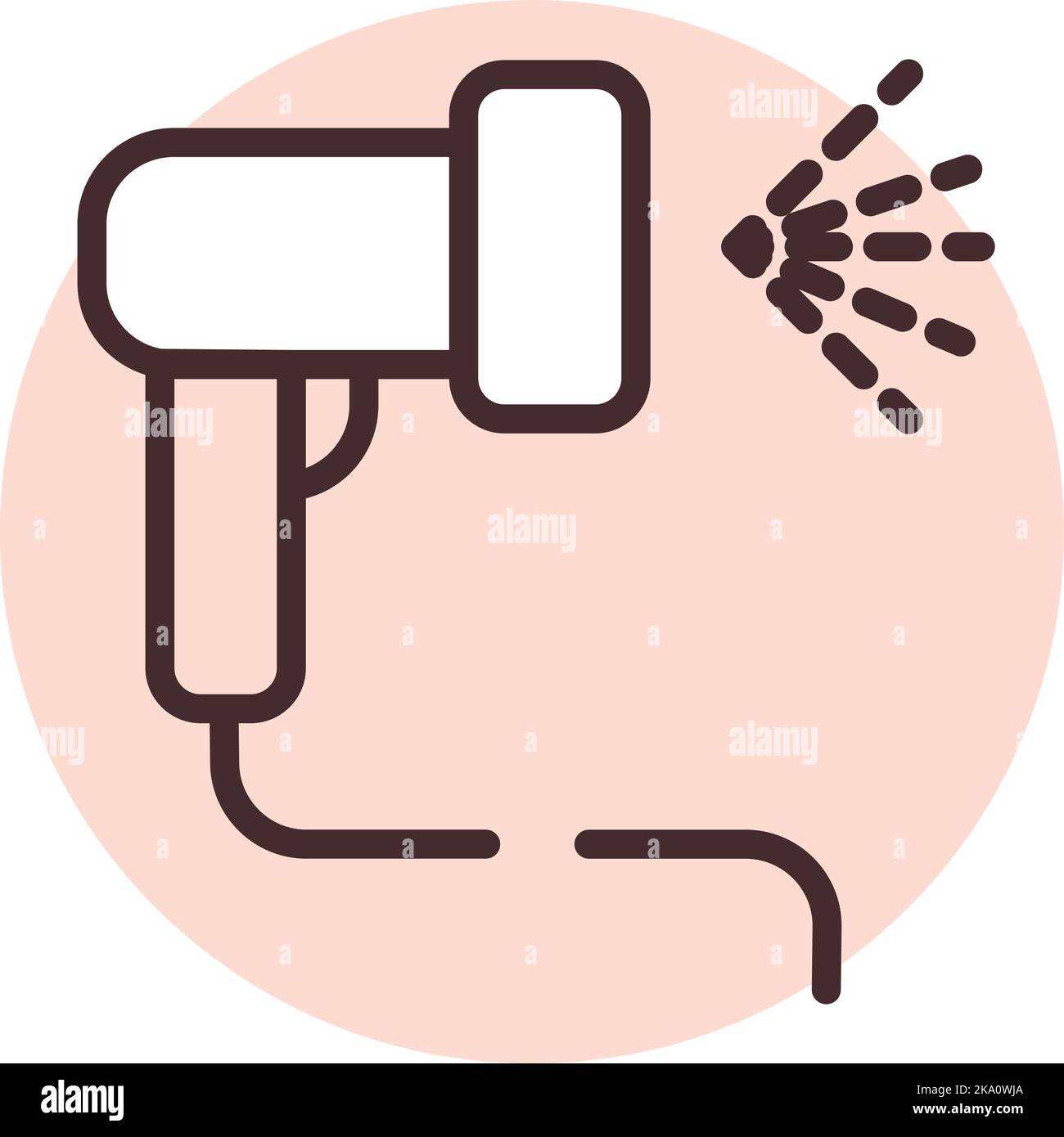 Car water, illustration or icon, vector on white background Stock ...