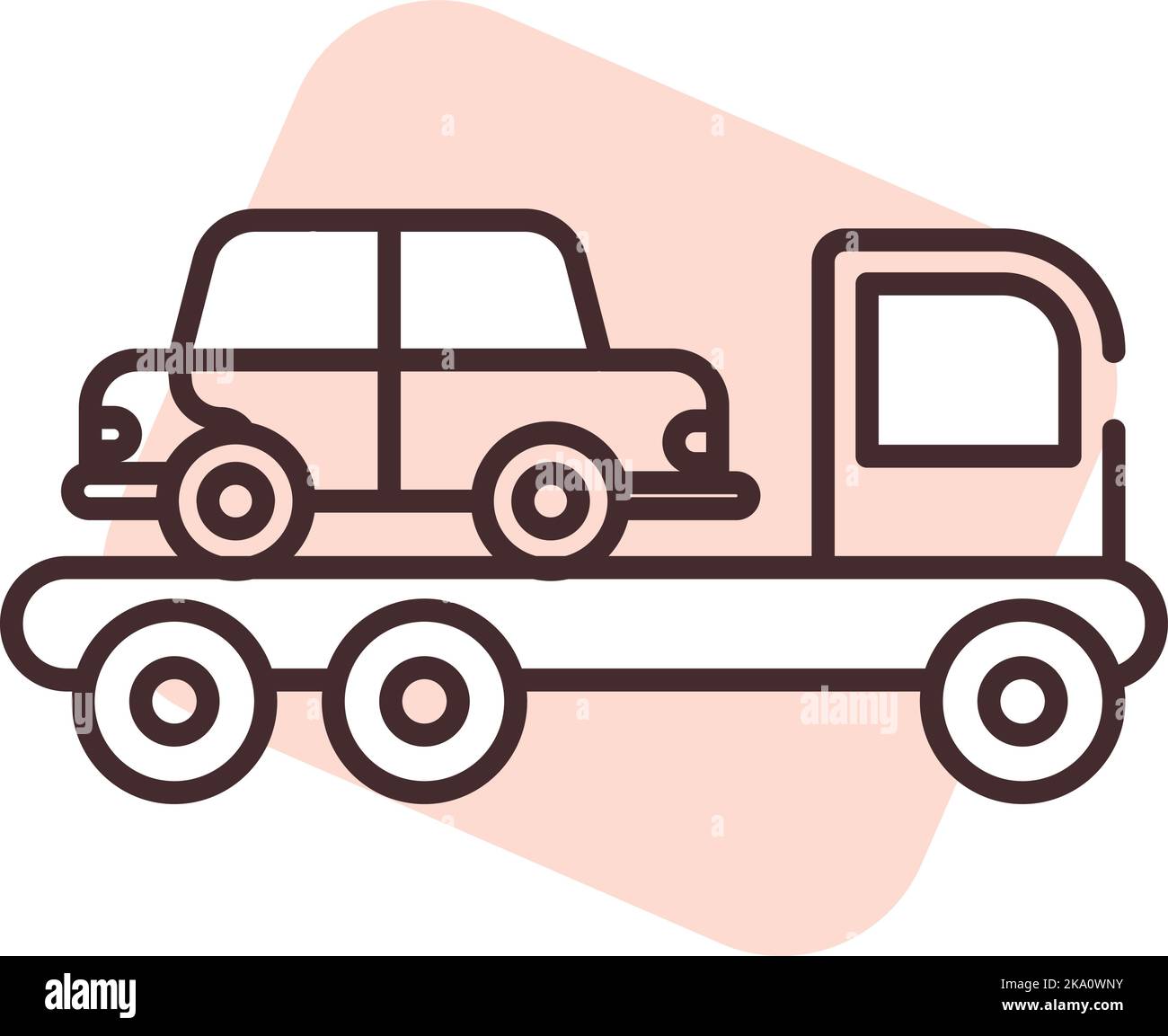 Travel home car icon Cut Out Stock Images & Pictures - Alamy