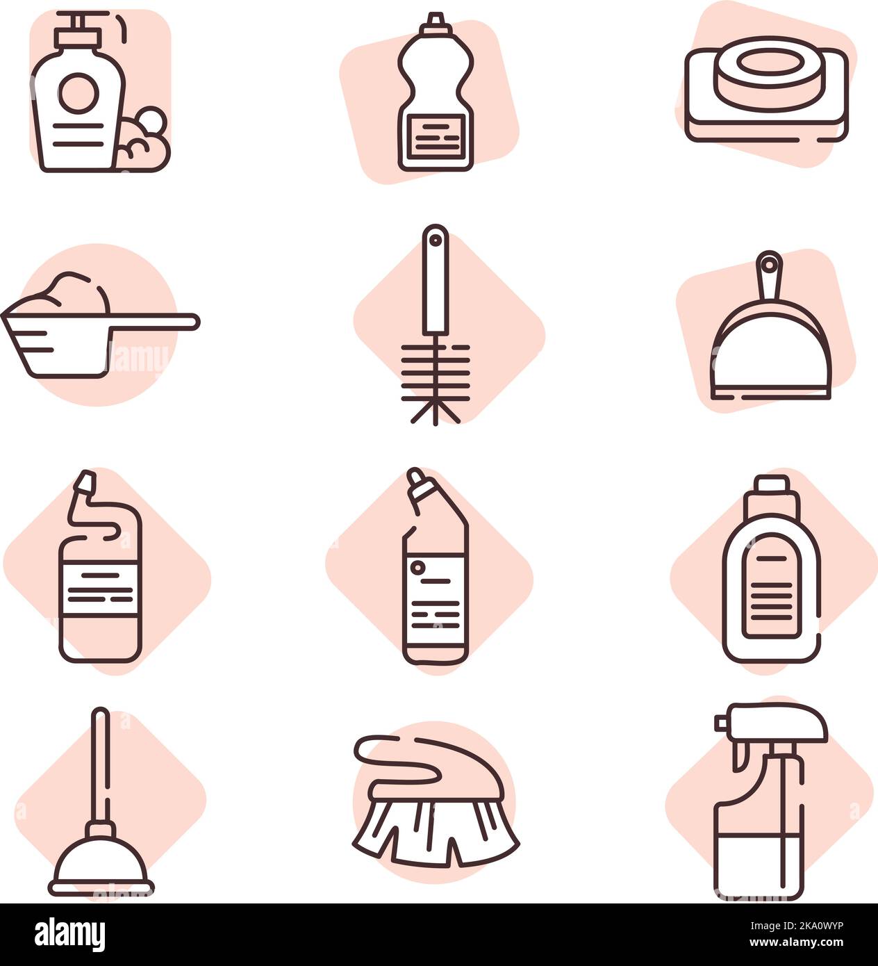 Industrial cleaning machine Stock Vector Images - Alamy