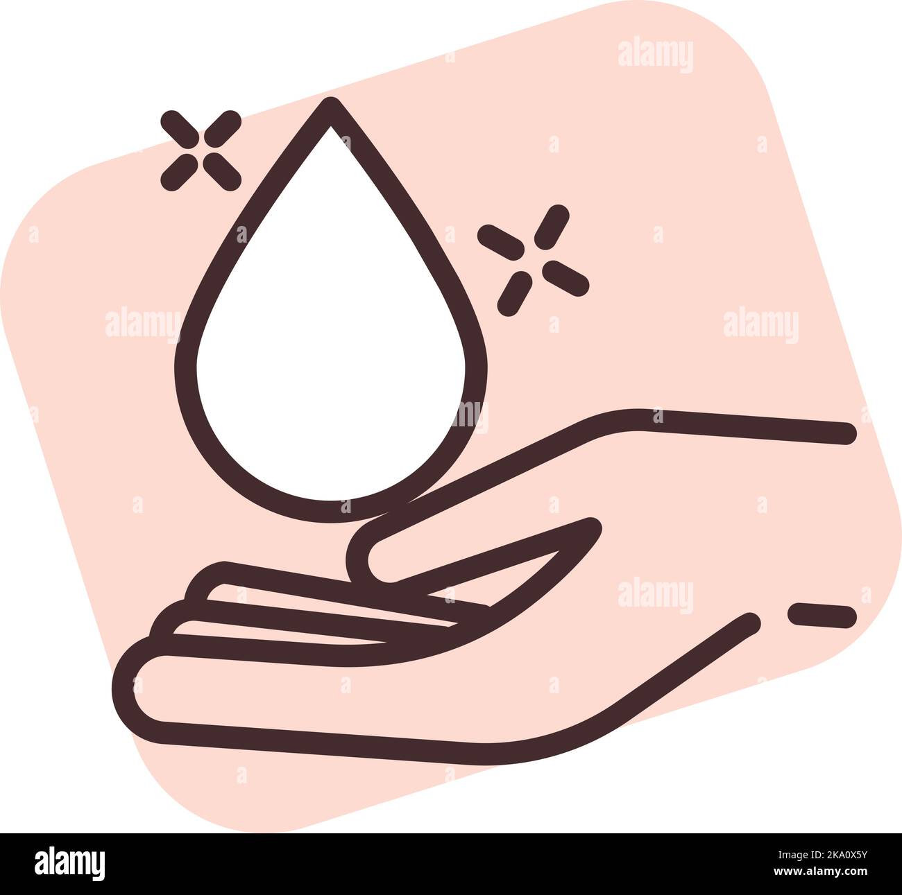 Clean hands, illustration or icon, vector on white background Stock ...