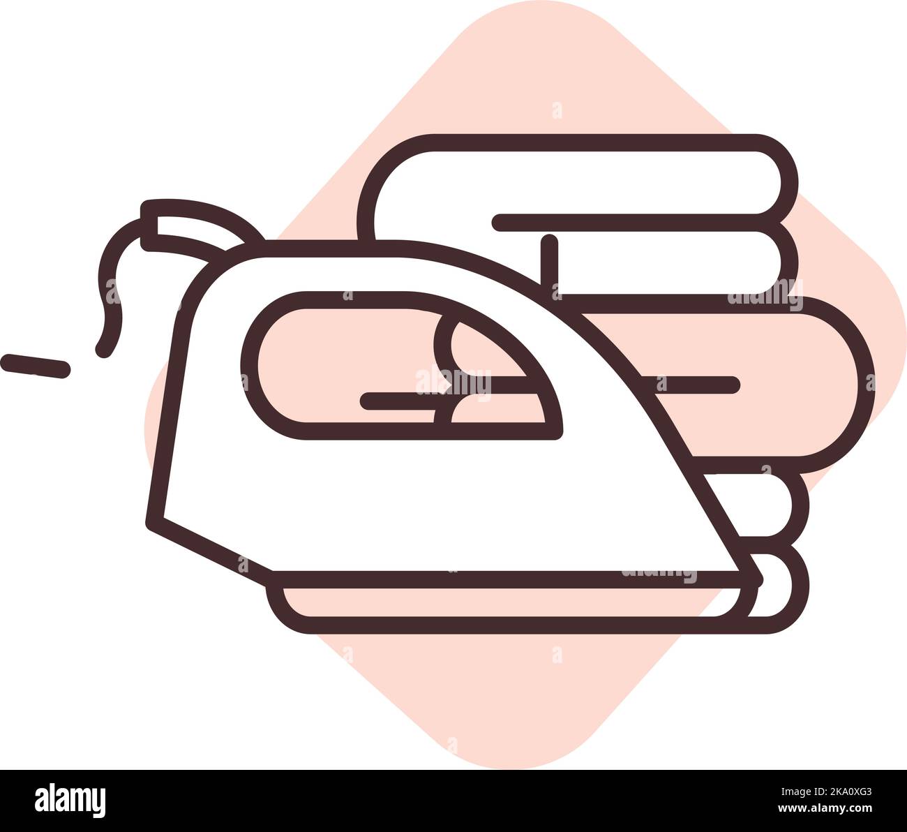 Ironing clothes vector vectors hi-res stock photography and images - Alamy