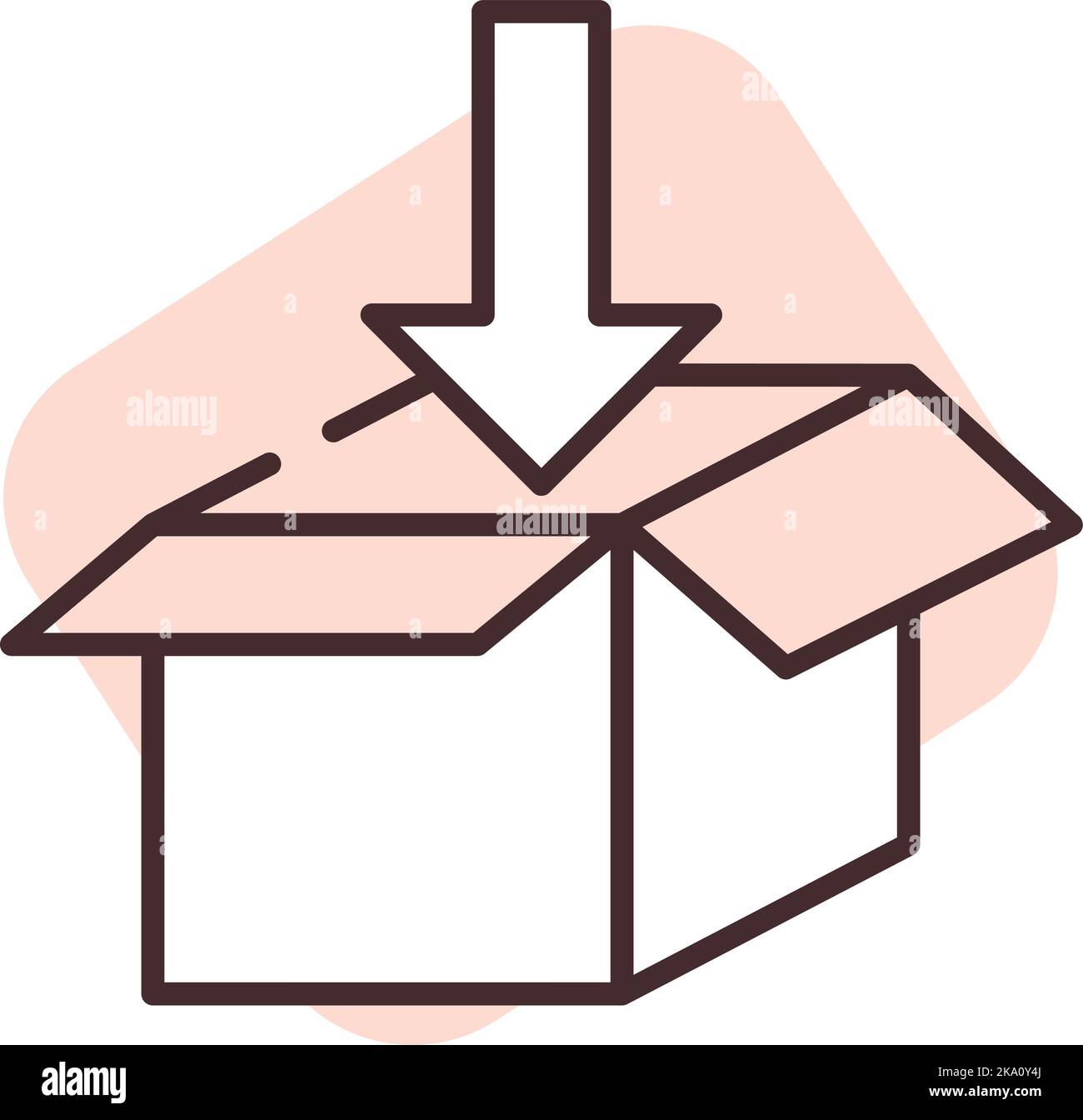 Take away food in box Stock Vector Images - Alamy