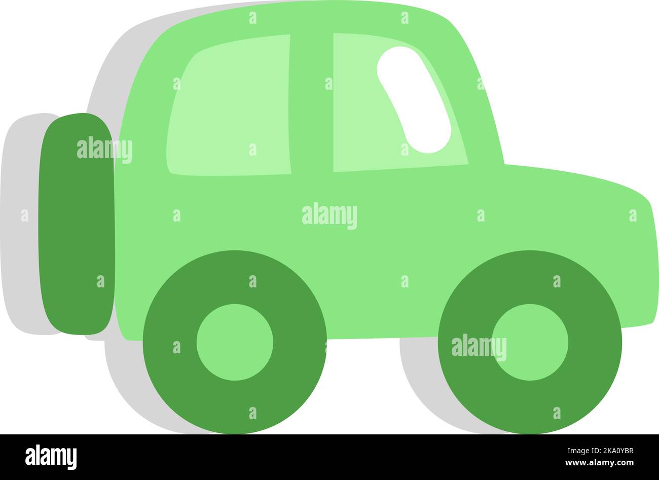 Transportation eco car icon Cut Out Stock Images & Pictures - Alamy
