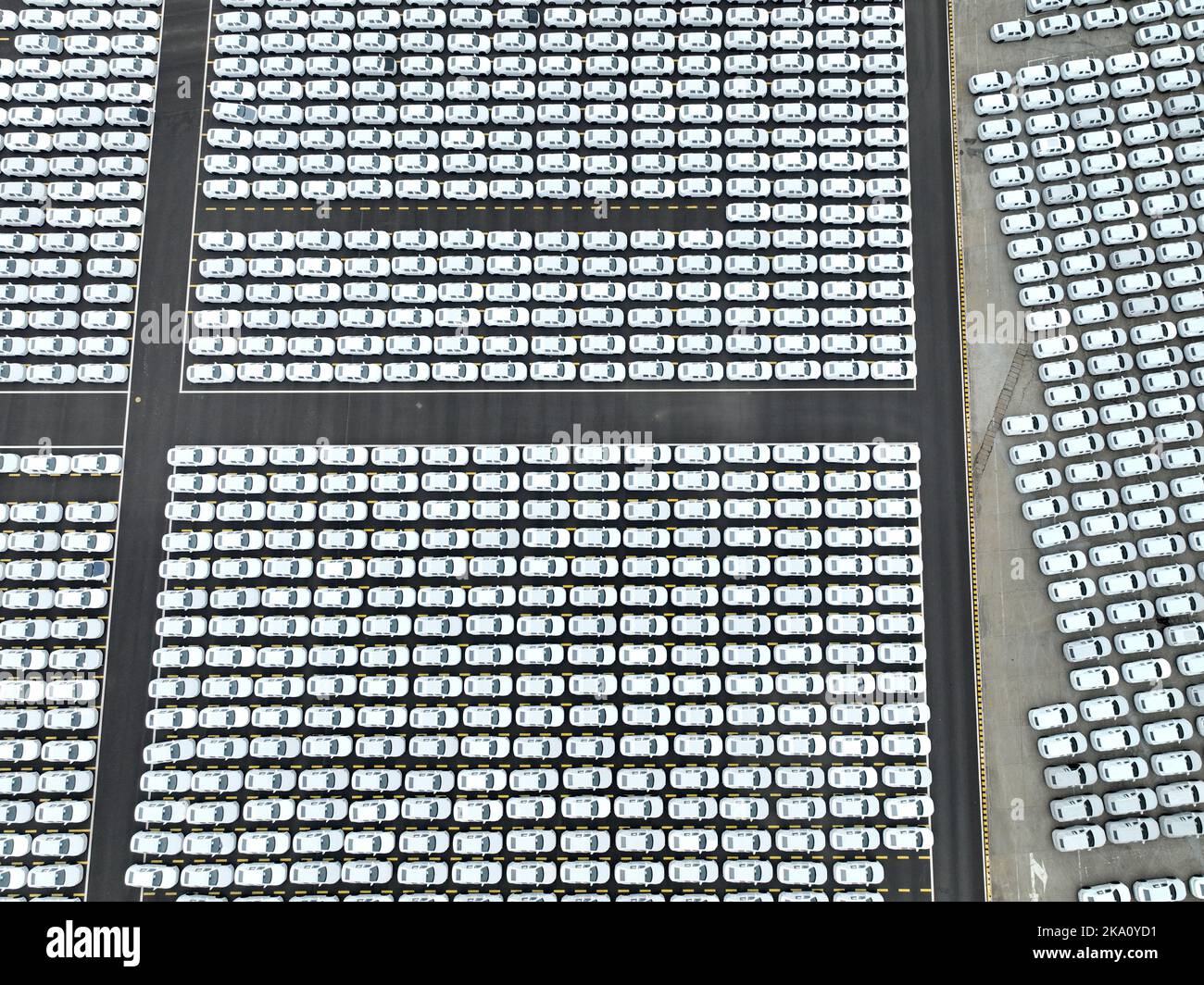 LIANYUNGANG, CHINA - OCTOBER 31, 2022 - An aerial photo shows a large ...