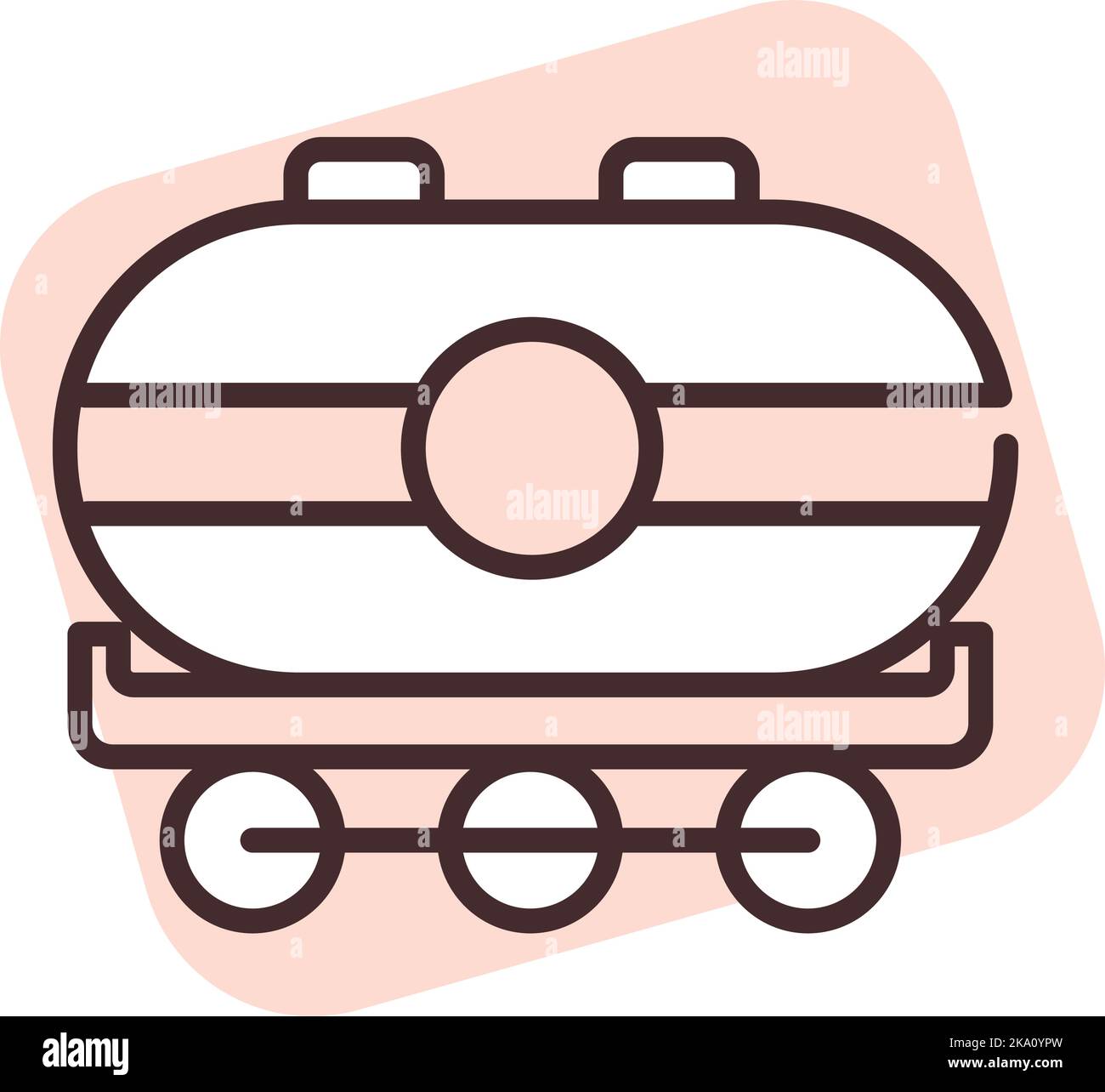 Delivery fuel, illustration or icon, vector on white background Stock ...