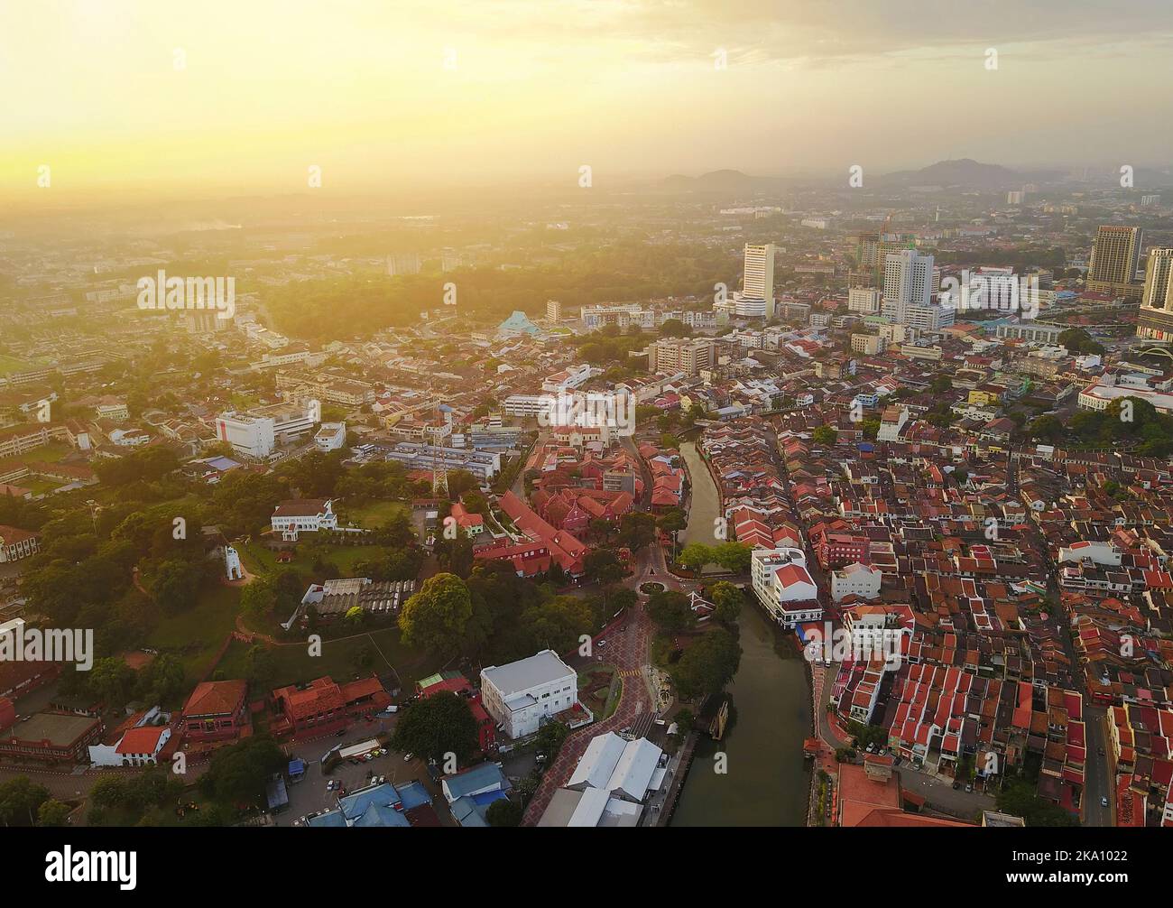 Melaka malaysia drone aerial view hi-res stock photography and images ...