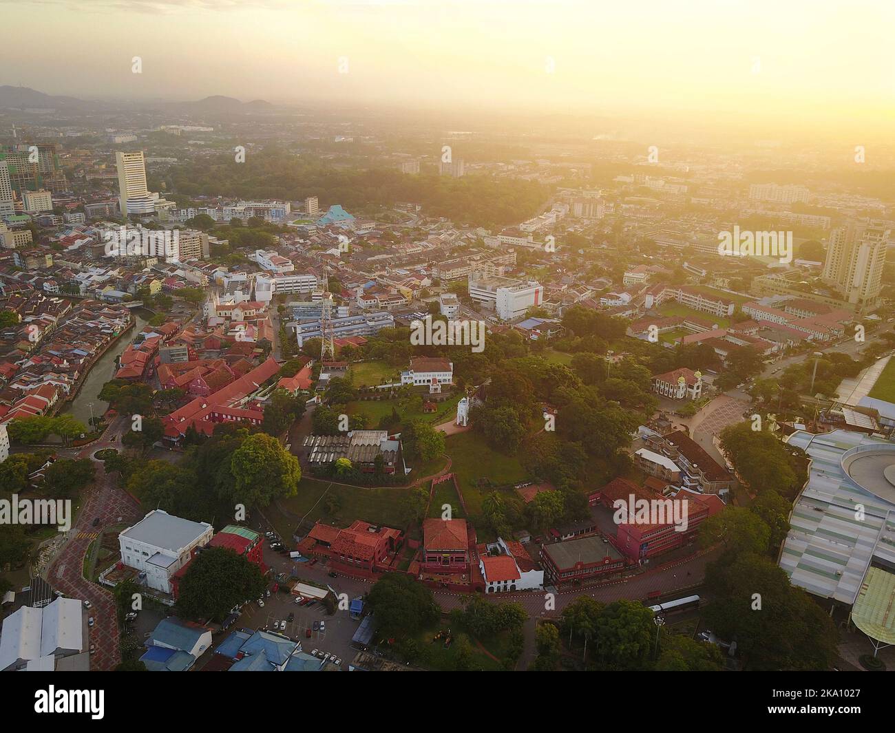 Melaka malaysia drone aerial view hi-res stock photography and images ...