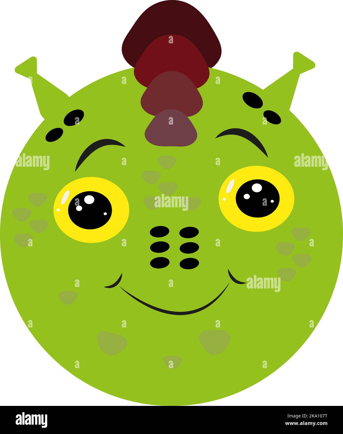 White dragon icon in Stock Vector Images - Alamy