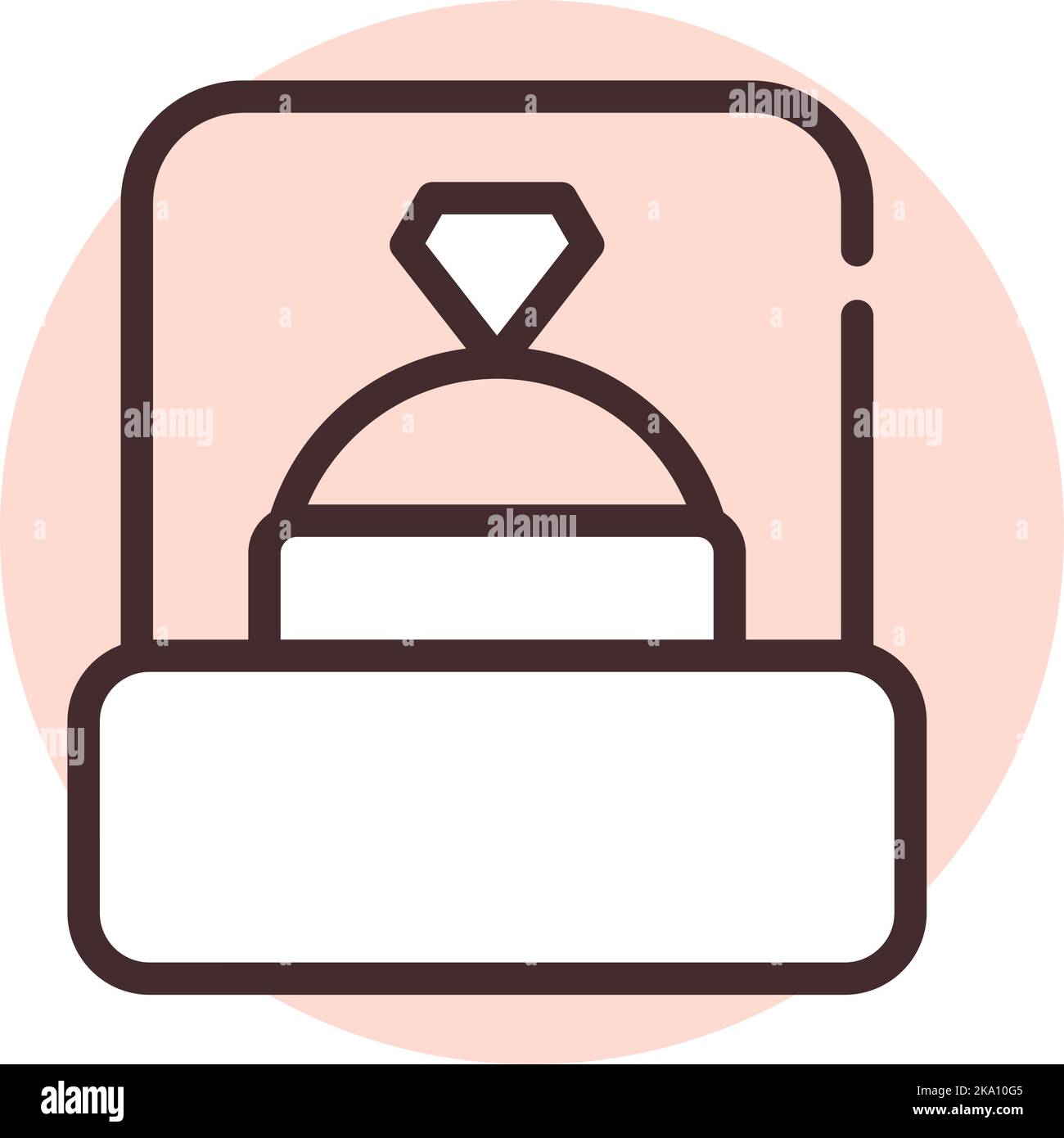 Event engagement, illustration or icon, vector on white background ...