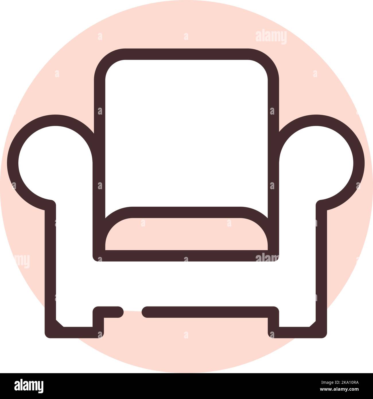 Living home furniture cozy Stock Vector Images - Alamy
