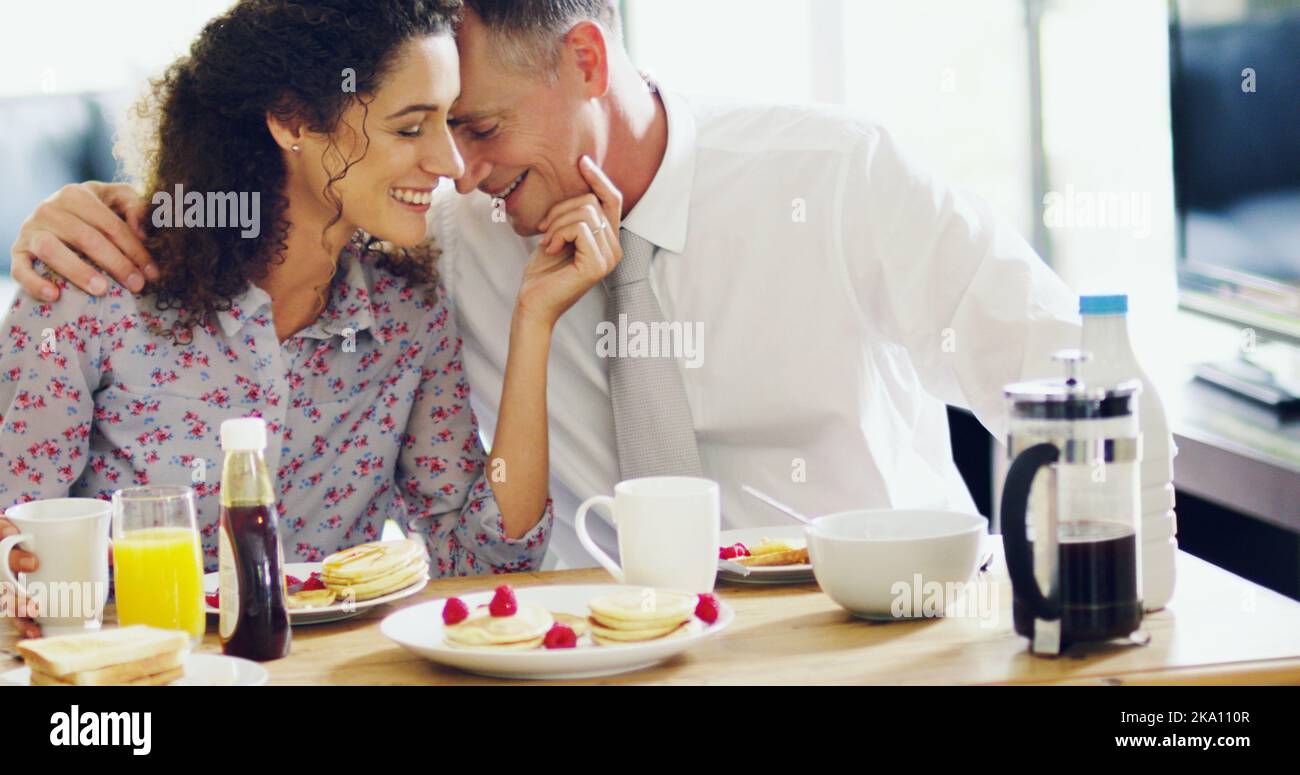 Their morning routine sets them up for happiness. an affectionate ...