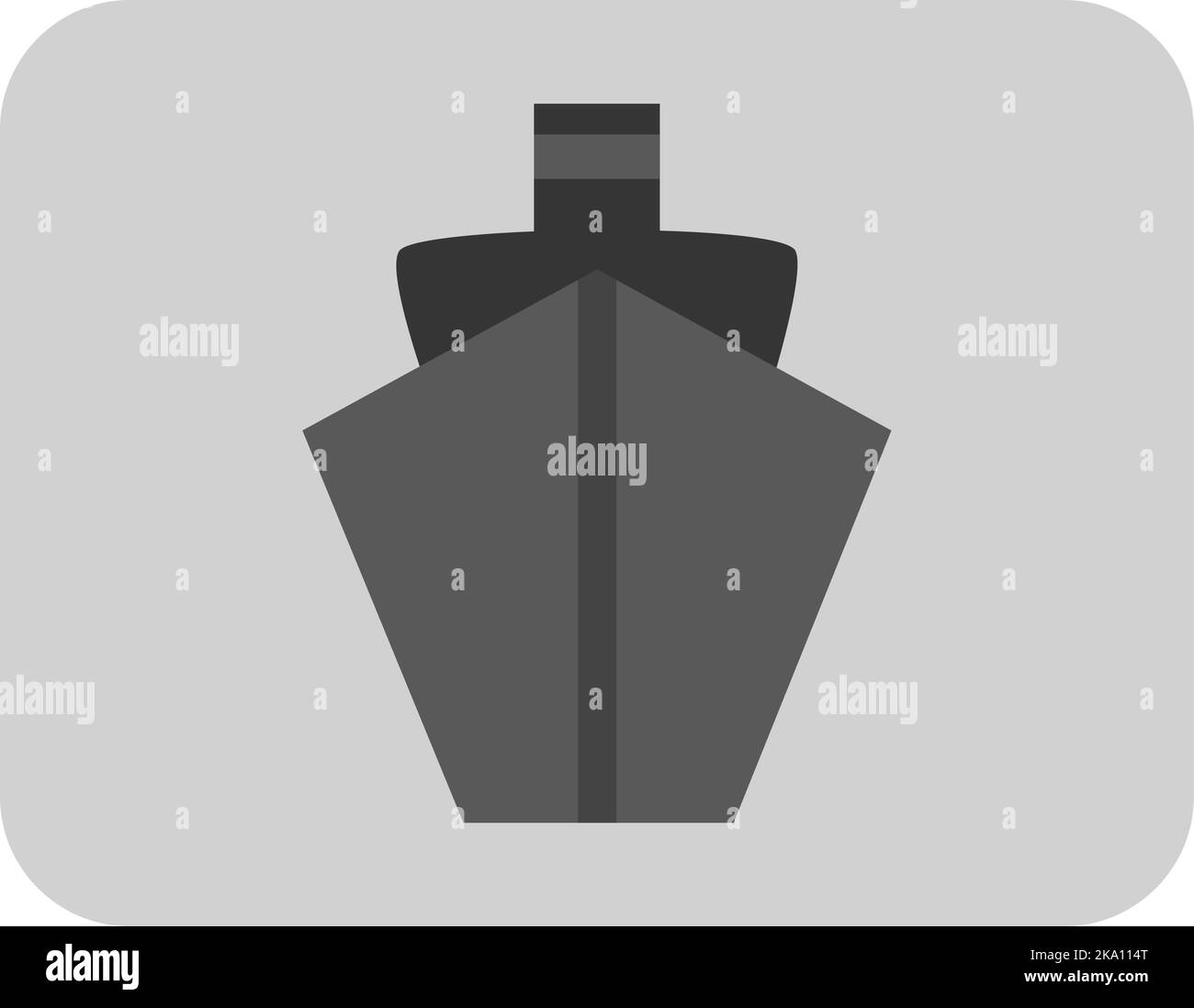 Industrial shipping, illustration or icon, vector on white background ...
