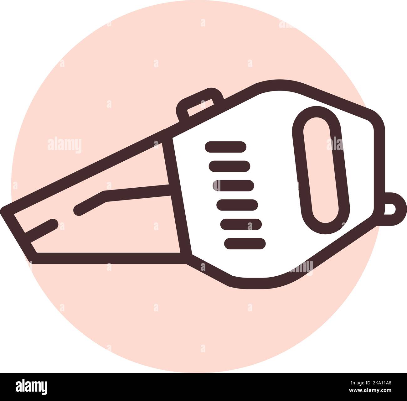 Home supplies vaccume cleaner, illustration or icon, vector on white ...