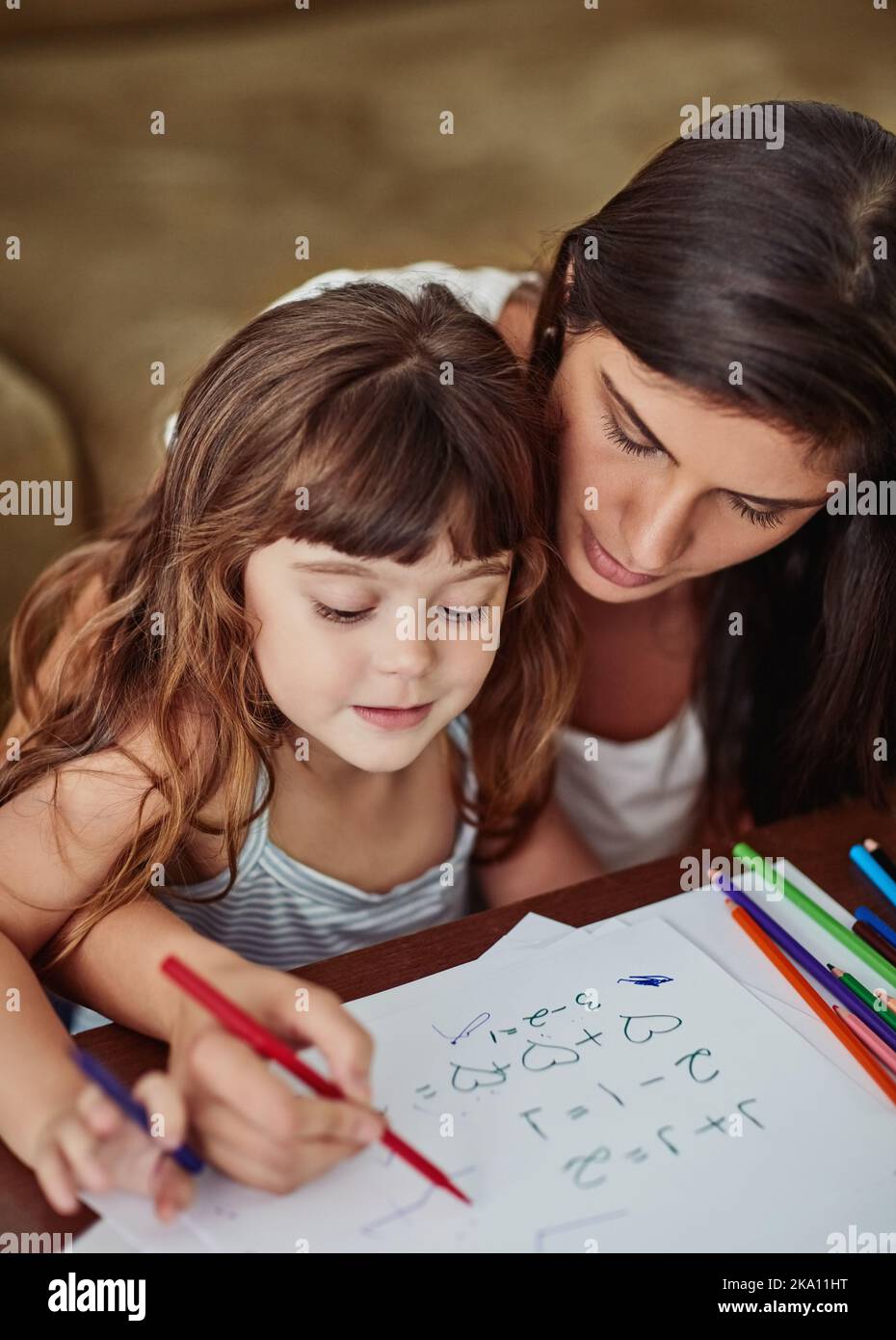 Nothing inspires creativity like love. a young woman drawing together ...